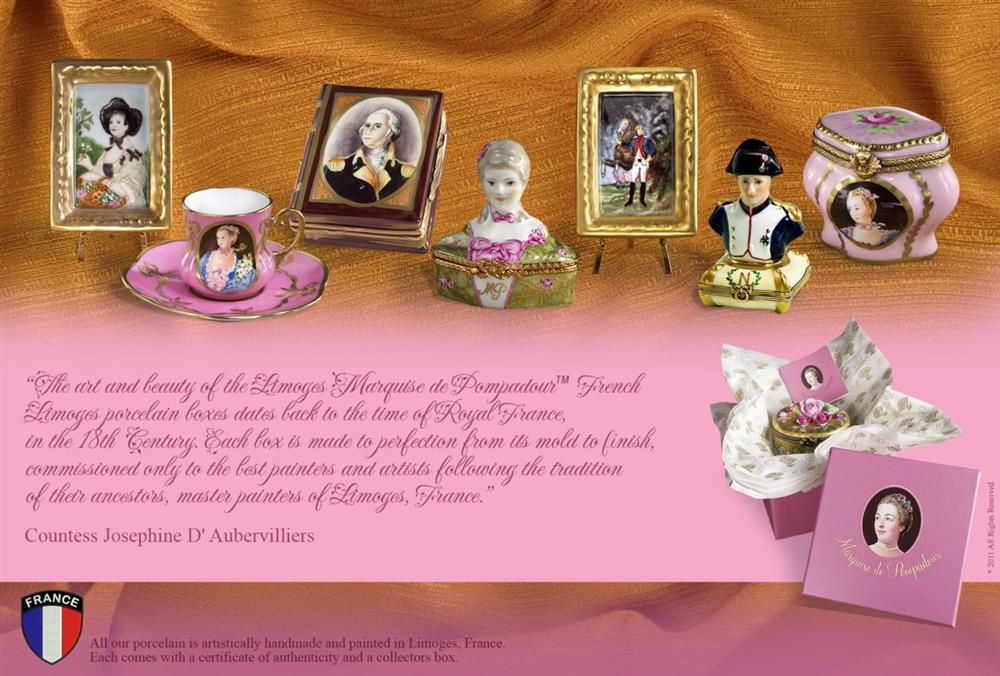 The Cottage Shop - Limoges Marquise de Pompadour Collection